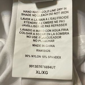 BECCA | Swim | Becca One Piece Asymmetrical Tie Back White Swimsuit Nwt ...